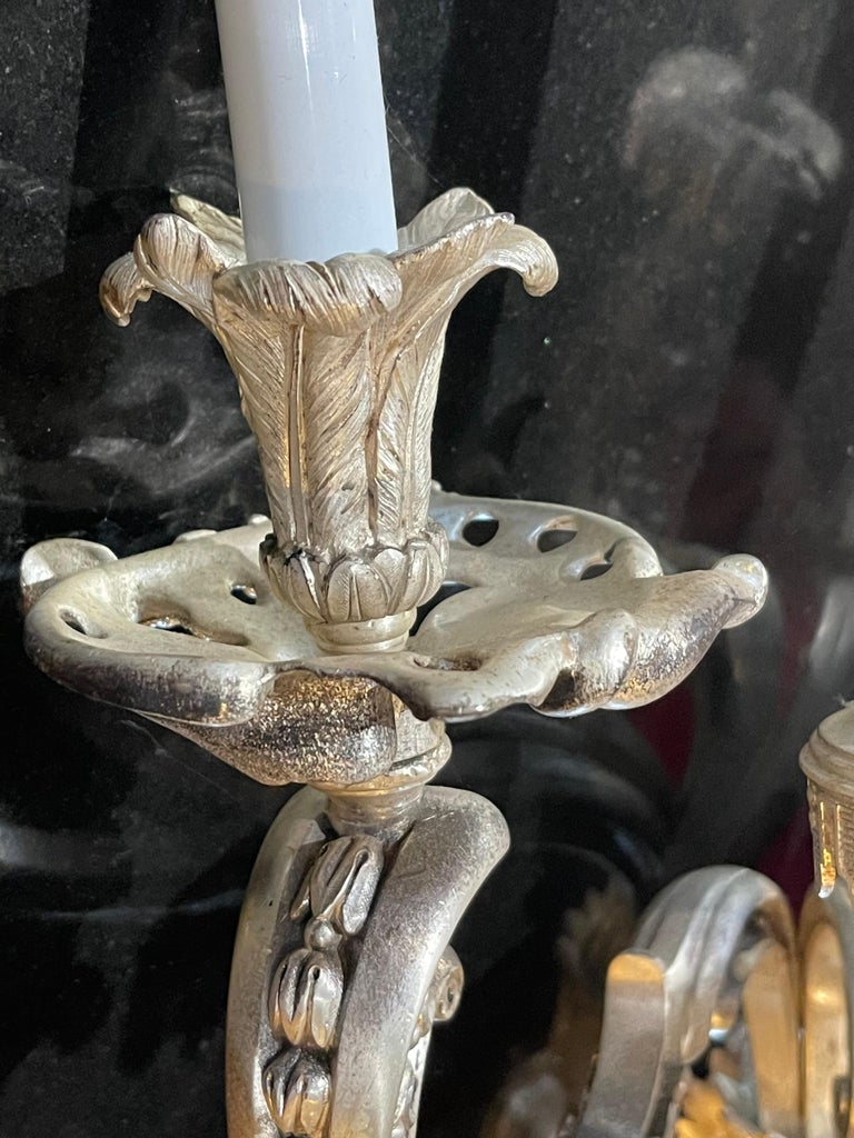 Silver Wall Sconces For Sale at 1stDibs