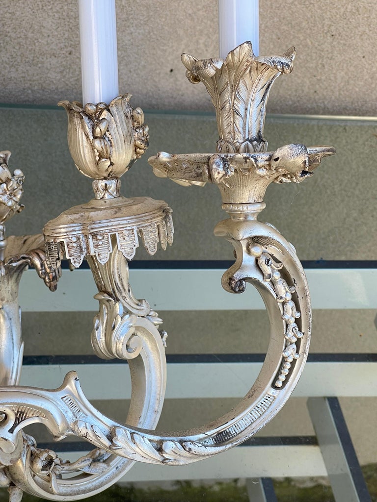 Silver Wall Sconces For Sale at 1stDibs