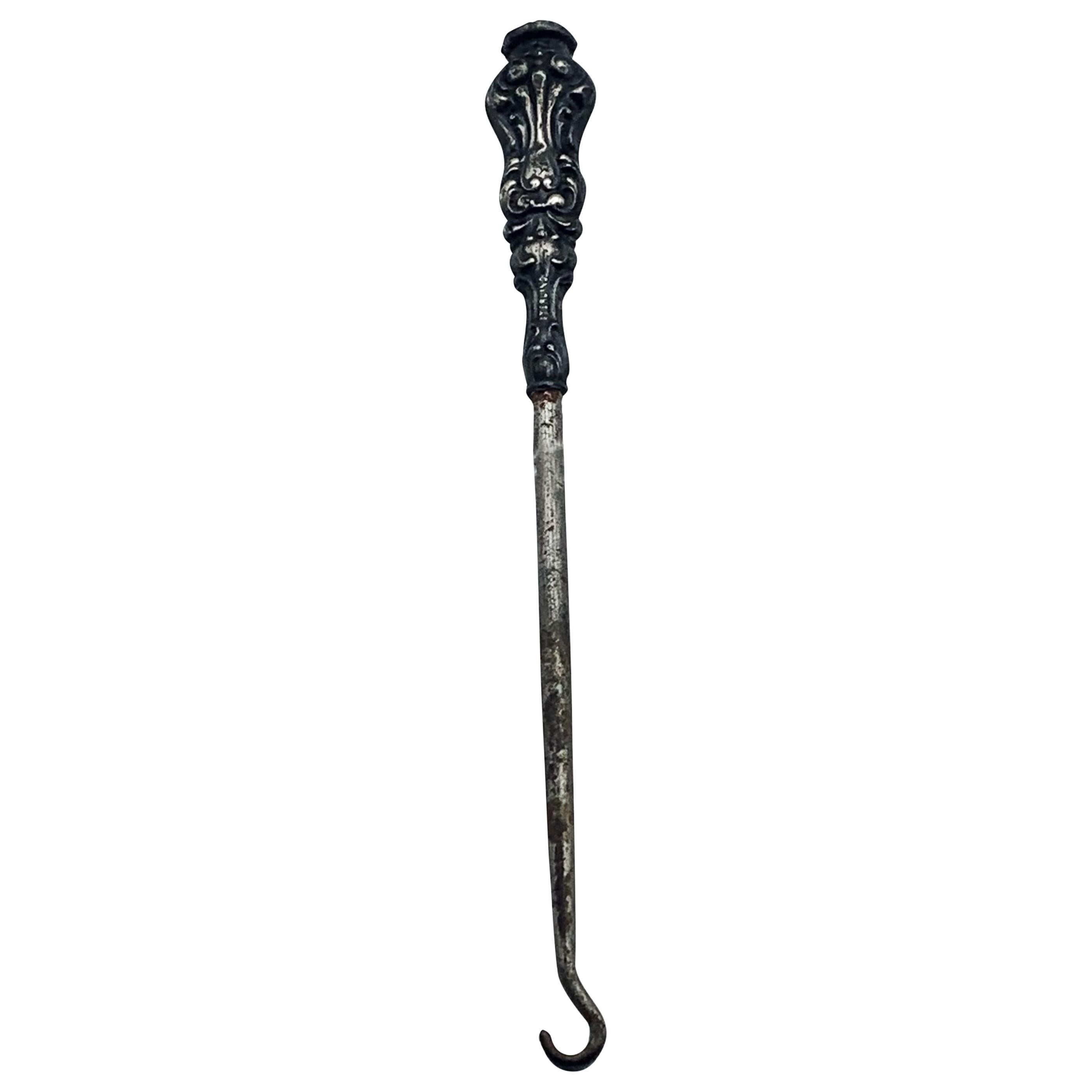 Silver Paste Glass ca 1900 Brooch For Sale at 1stDibs