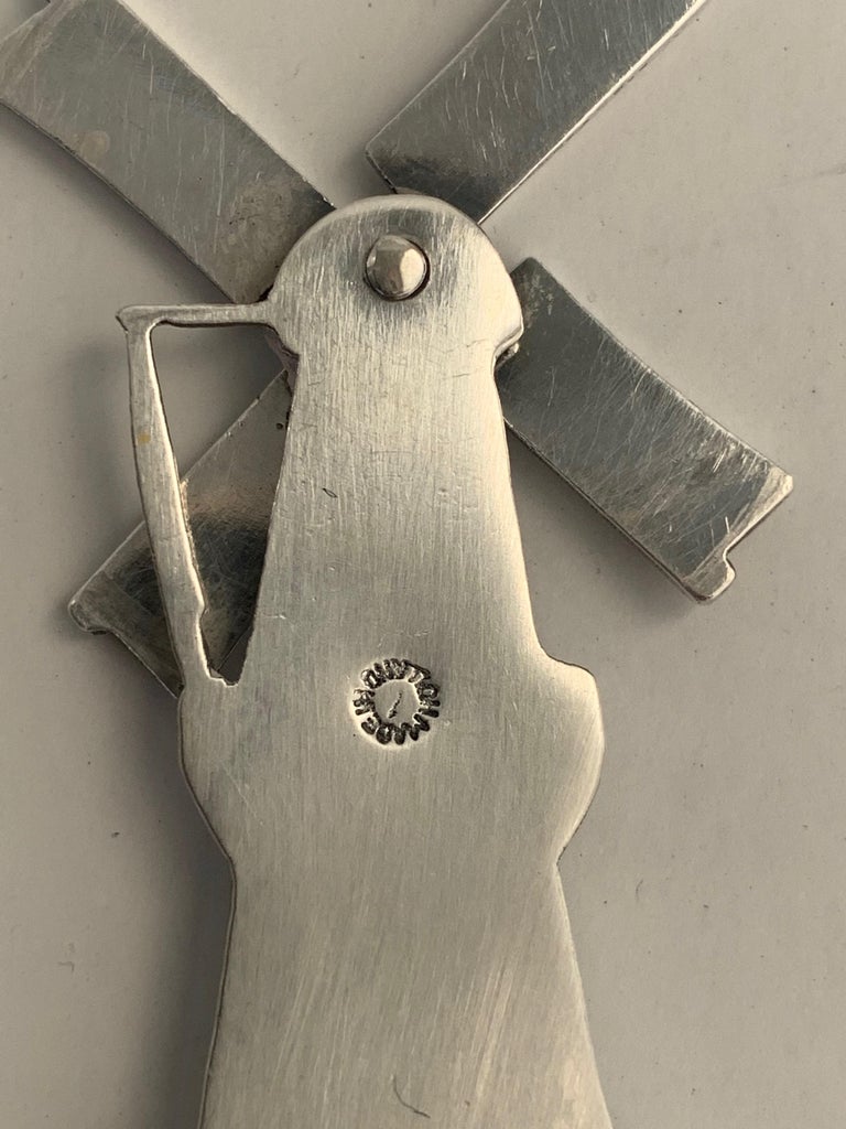 Silver Windmill Letter Opener at 1stDibs