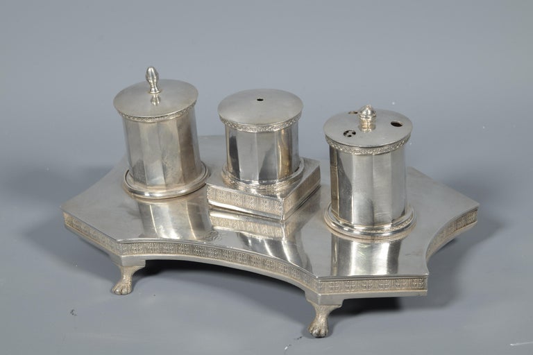 Silver Writing Set, Madrid, Spain, 1819 and 1841, with Hallmarks For ...