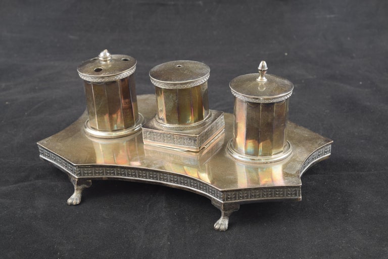 Silver Writing Set, Madrid, Spain, 1819 and 1841, with Hallmarks For ...