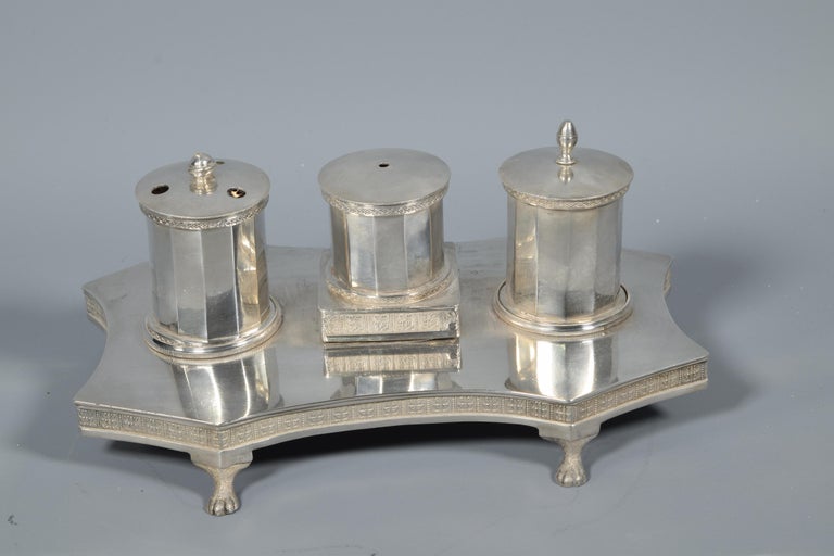 Silver Writing Set, Madrid, Spain, 1819 and 1841, with Hallmarks For ...