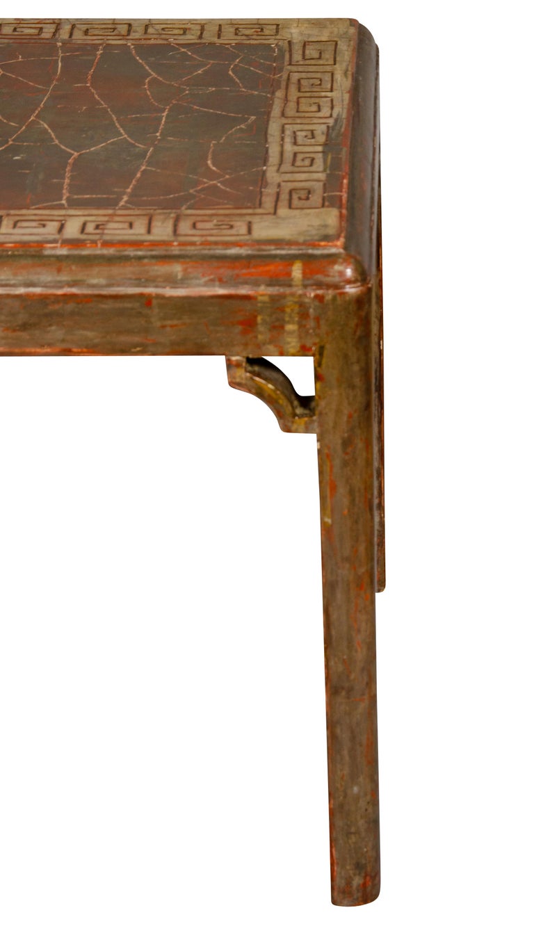 Silvered Wood Table Attributed To Max Kuehne For Sale at 1stDibs