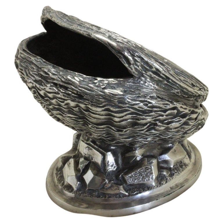 Silverplate Spoon Warmer in the Shape of an Oyster Shell For Sale at ...