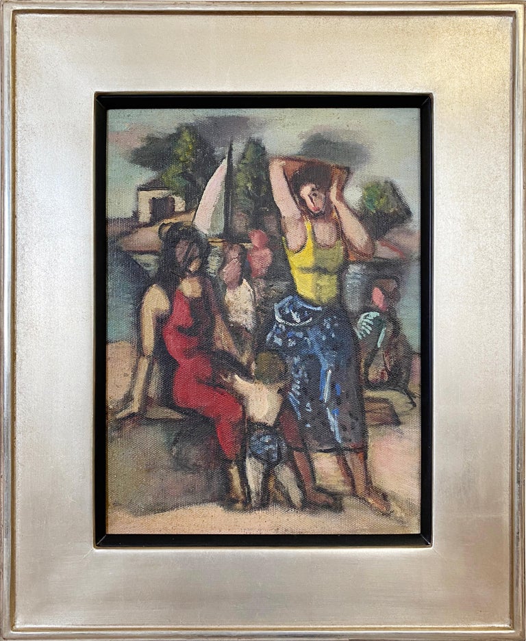 Simka Simkhovitch - Sunday Outing, possibly Island Beach, Greenwich, CT ...