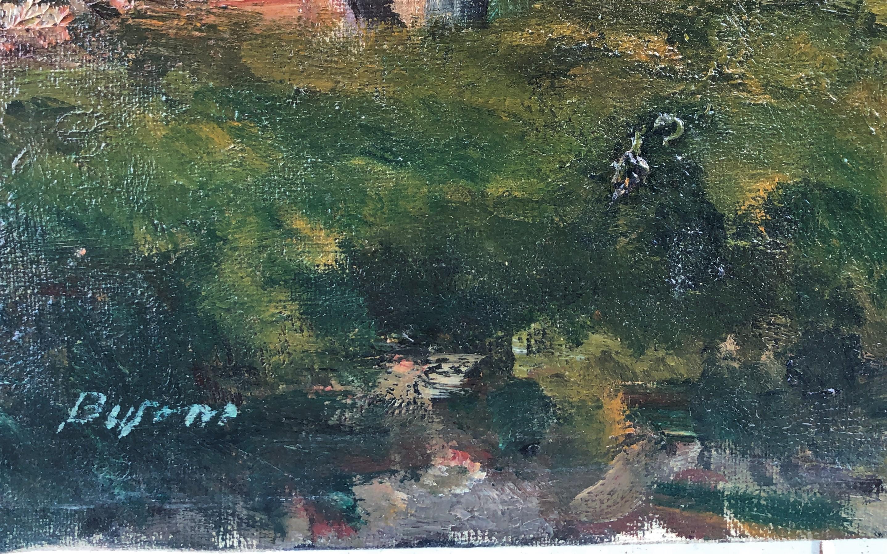 Simon Busom - Spanish landscape oil on canvas painting For Sale at 1stDibs