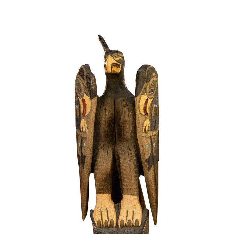 Simon Charlie 9 Foot "Pole of Wealth" TOTEM For Sale at 1stDibs | totem ...