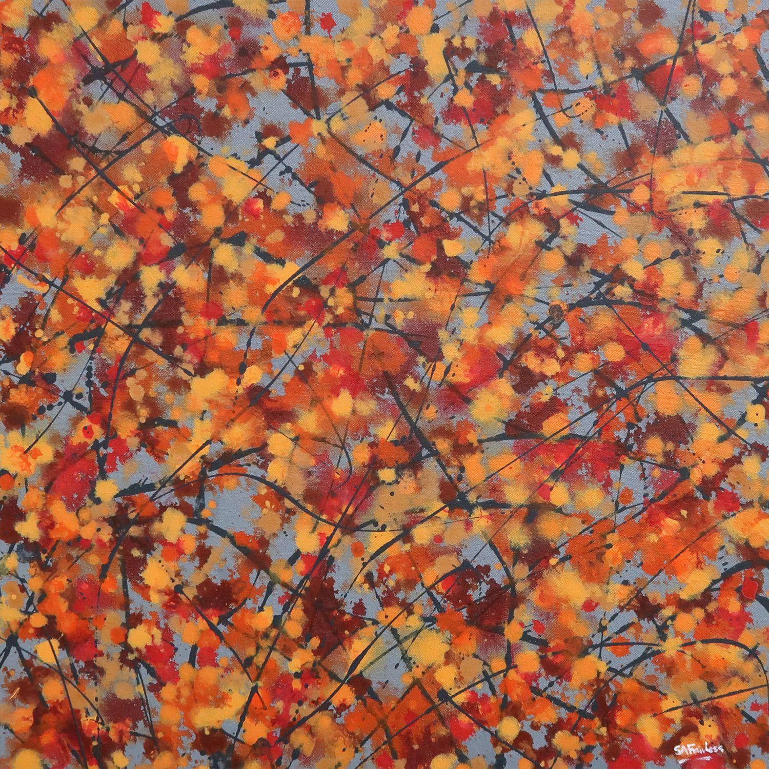 Simon Fairless - Fresh Blossom, Painting, Acrylic on Canvas For Sale at ...