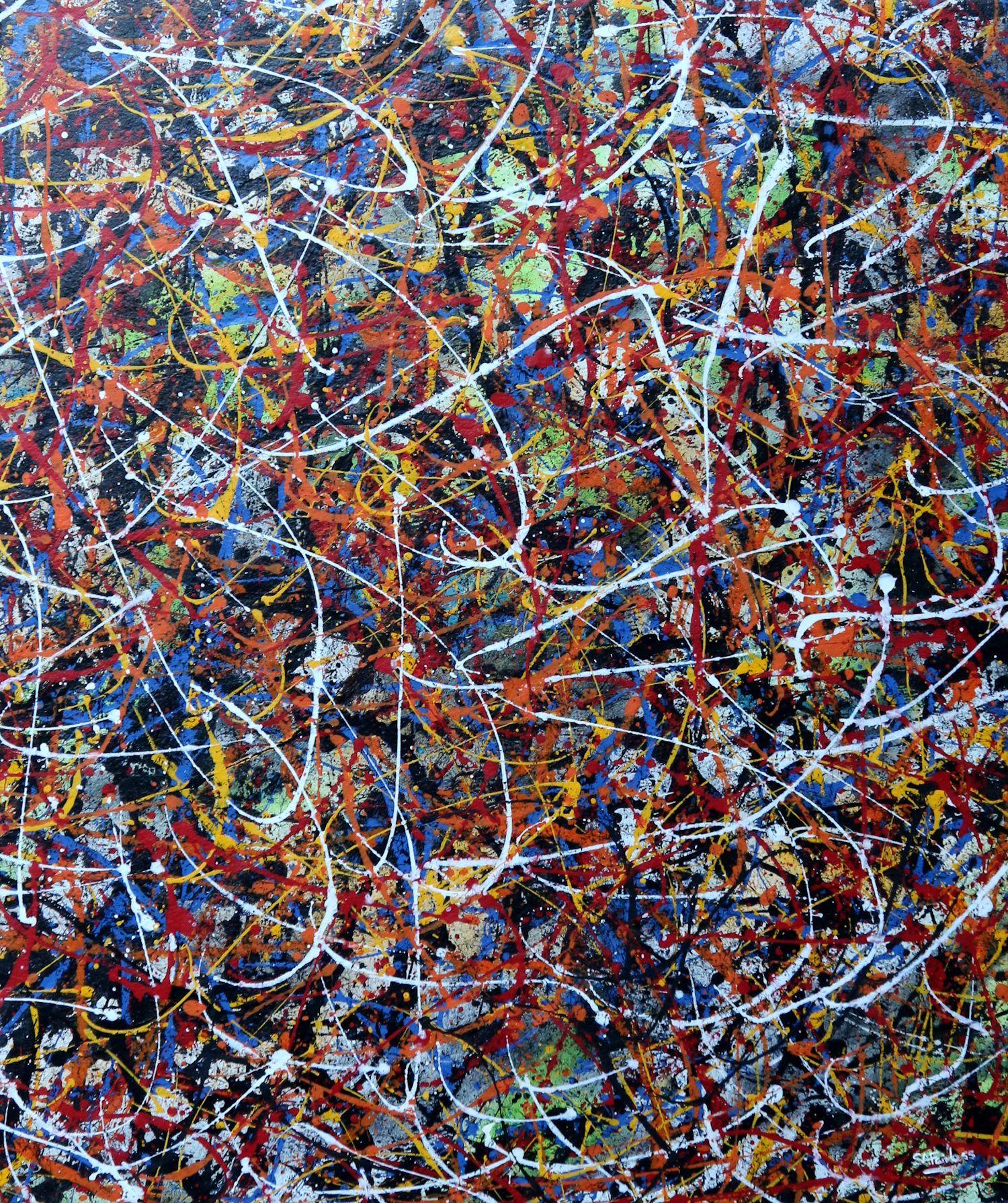 Simon Fairless - Blue Sky and Wheatfields, Painting, Acrylic on Canvas ...