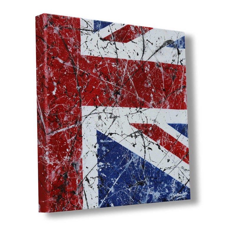 Simon Fairless - Union Jack, Painting, Acrylic on Canvas For Sale at ...