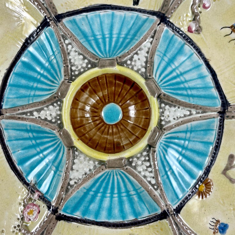 Simon Fielding English Majolica Fan and Insect Japonisme Aesthetic ...