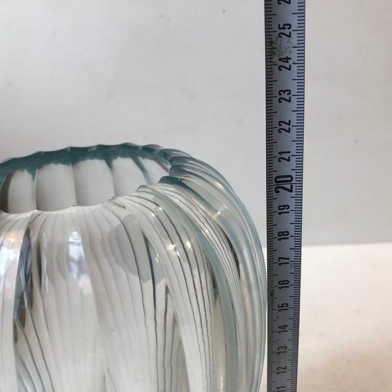 Simon Gate Triton Crystal Vase for Orrefors, 1916-1920 For Sale at 1stDibs