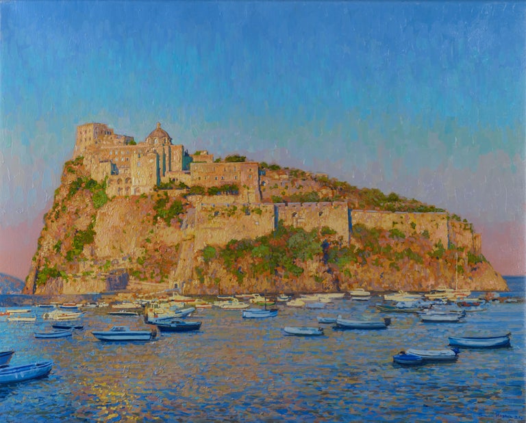 Simon Kozhin - Evening. Aragon castle. Ischia. Italy For Sale at 1stDibs