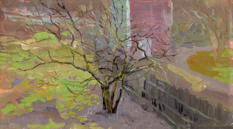 Simon Kozhin - It snowed. Plum For Sale at 1stDibs