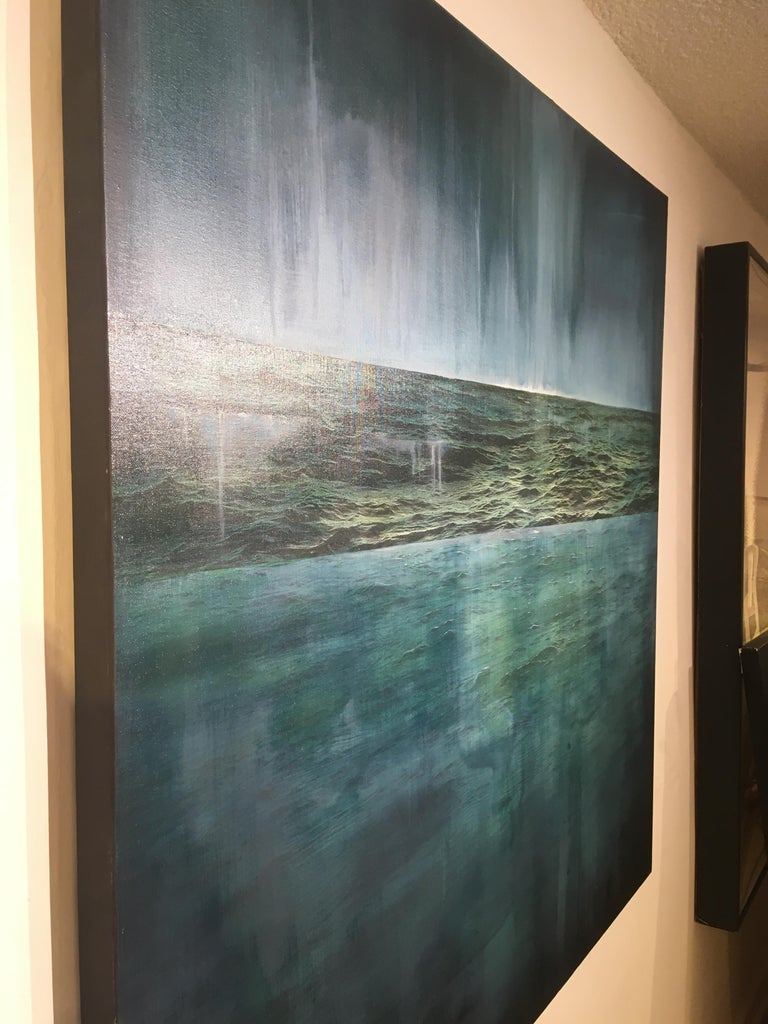 Simon Ledson - Tidescape – Blue Tide - contemporary abstract blue ...