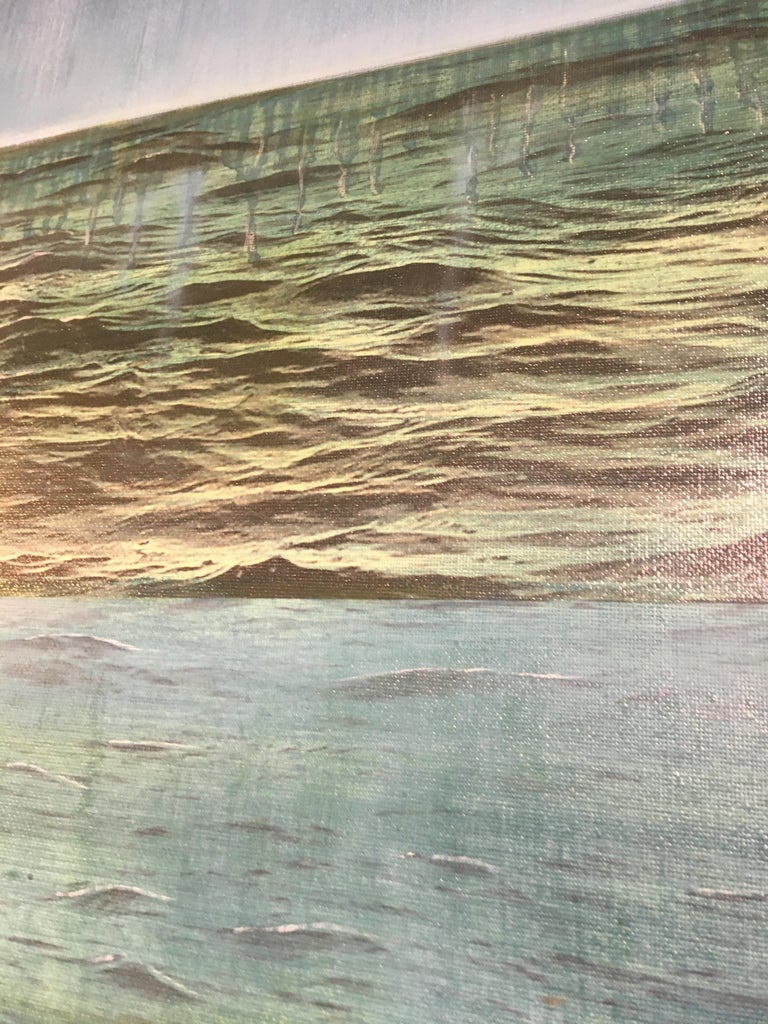 Simon Ledson - Tidescape – Blue Tide - contemporary abstract blue ...