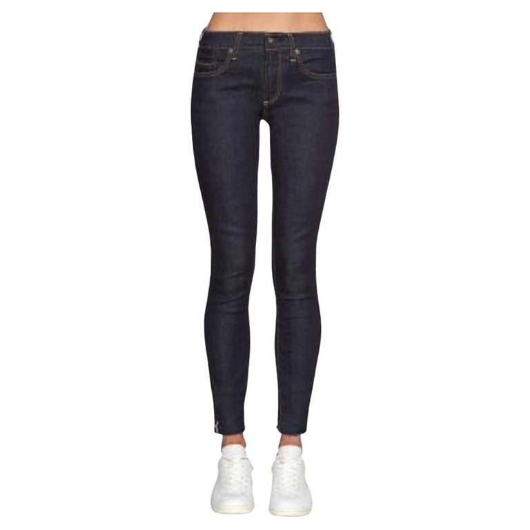 Simon Miller KNOX Dark Wash Mid-Rise Skinny Jeans For Sale at 1stDibs