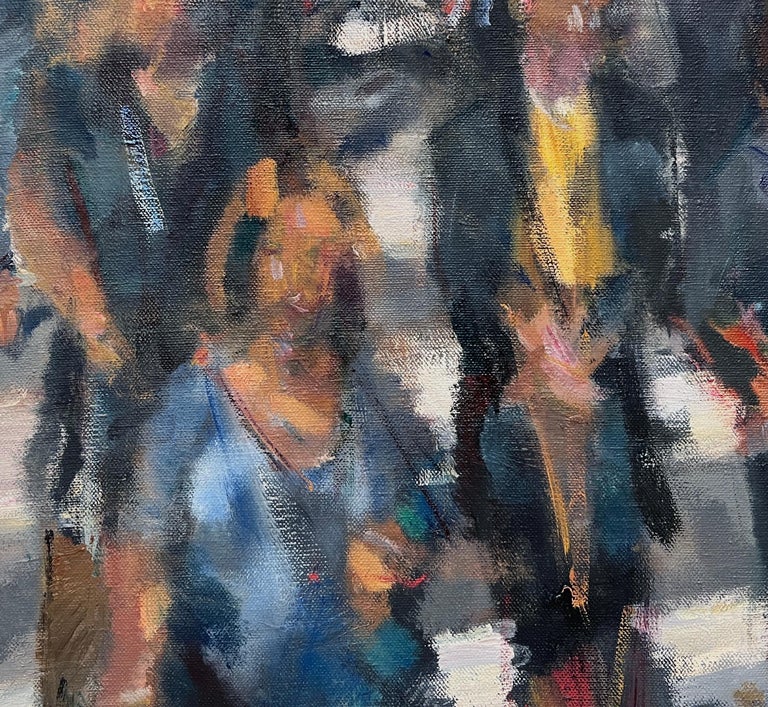 Simon Nicholas - CROSSWALK, people crossing street, city, crowded ...