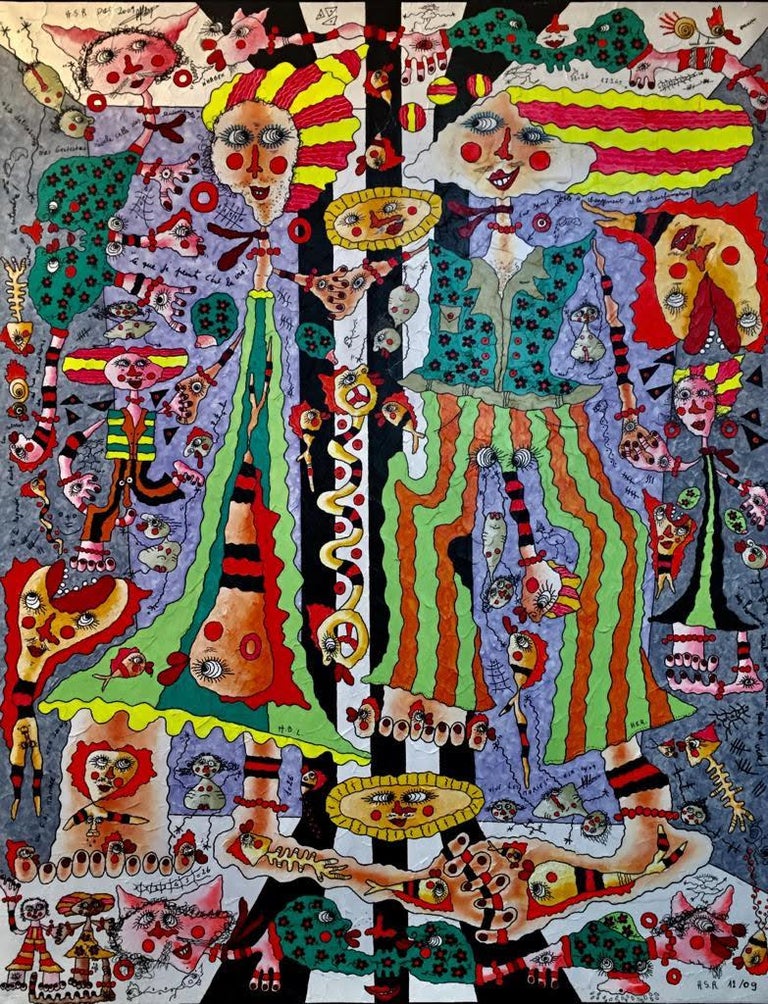 Simon Richard Halimi - Long Live The Newlyweds - Large Abstract ...