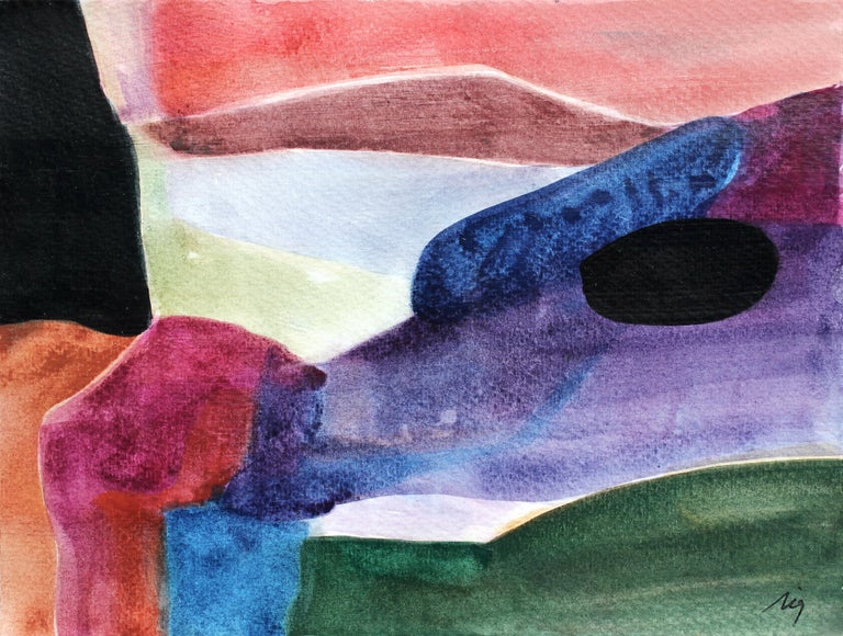 Simona Gocan - A Visual Journey: Landscape #8, Contemporary Abstract ...