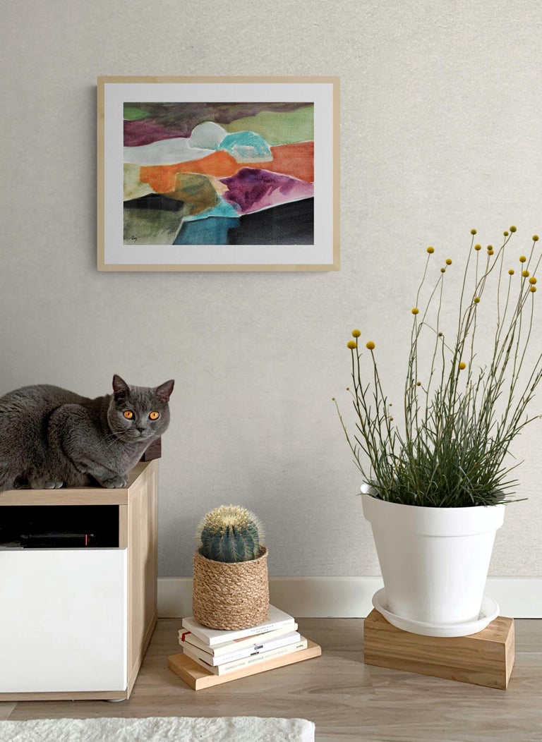 Simona Gocan - A Visual Journey: Landscape #9, Contemporary Abstract ...