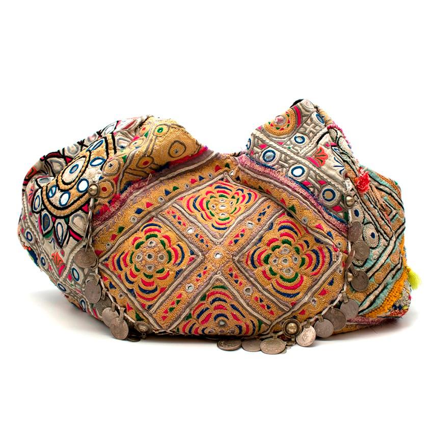 Simone Camille Multi-coloured Embellished Shoulder Bag For Sale at ...