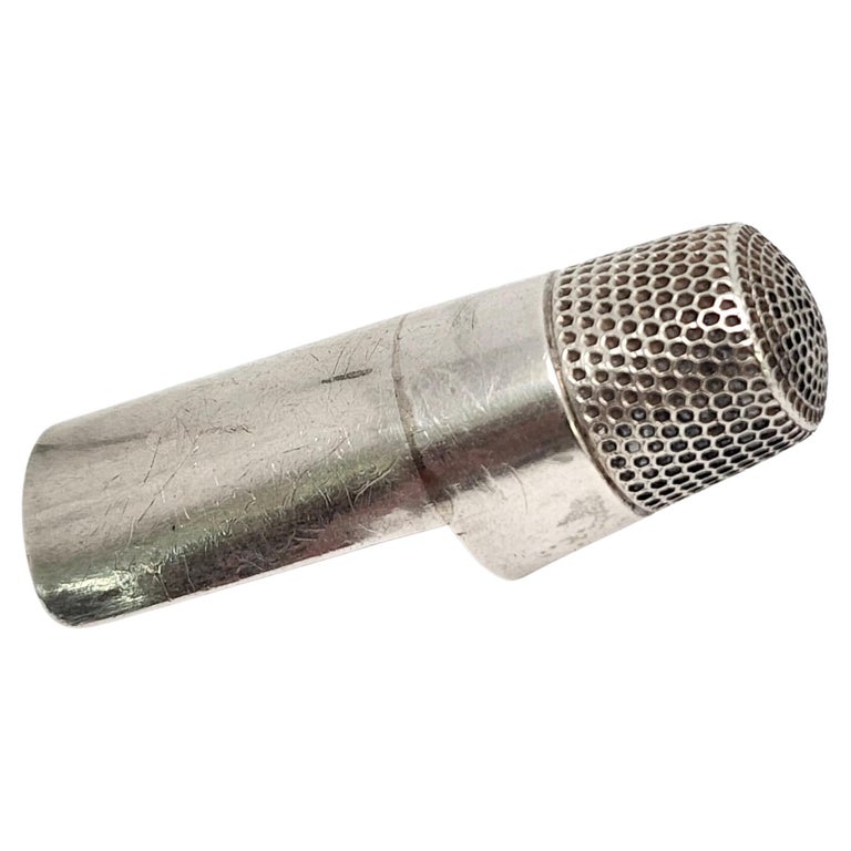 Simons Bros Sterling Silver Long Thimble For Sale at 1stDibs