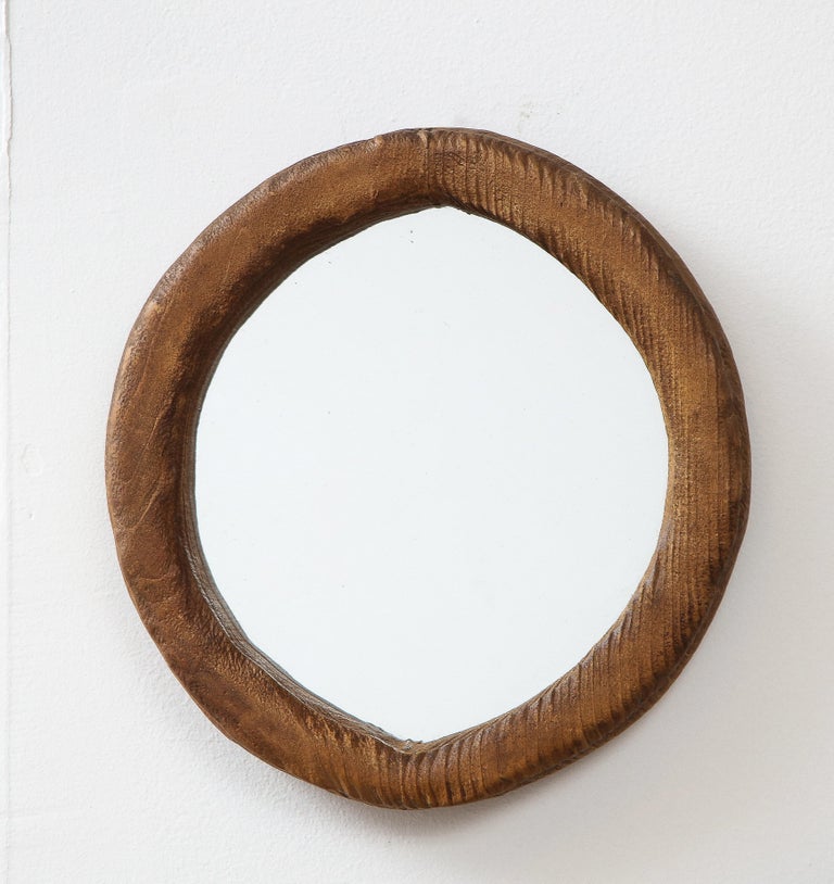 Simple Antique French Hand-made Mirror, c. 1950 at 1stDibs