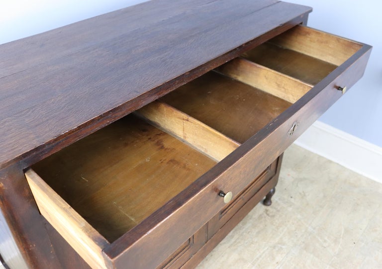 Simple Antique Oak Buffet at 1stDibs