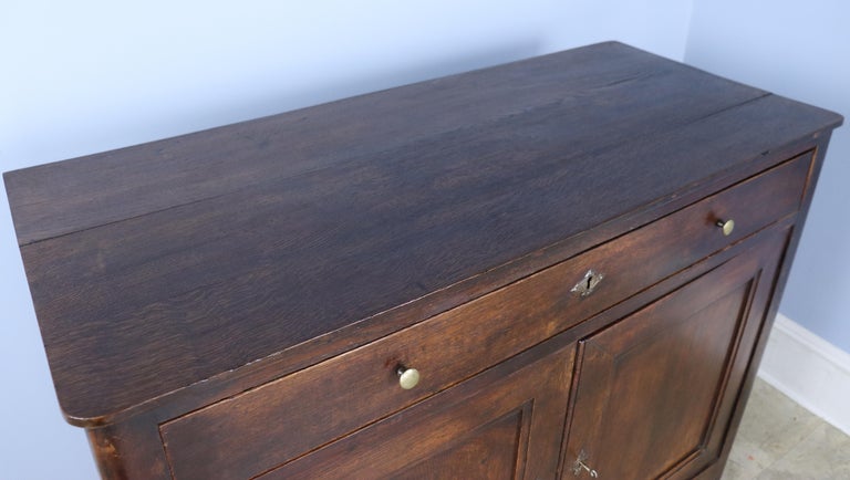 Simple Antique Oak Buffet at 1stDibs
