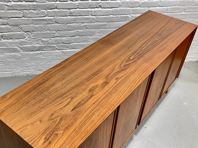 Simple + Classic Walnut Mid-Century Modern Credenza by American of ...