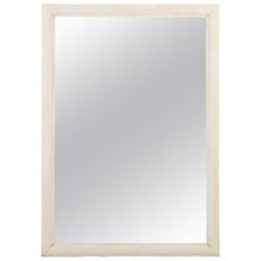 Simple, Elegant Gold Leafed Round Mirror at 1stDibs