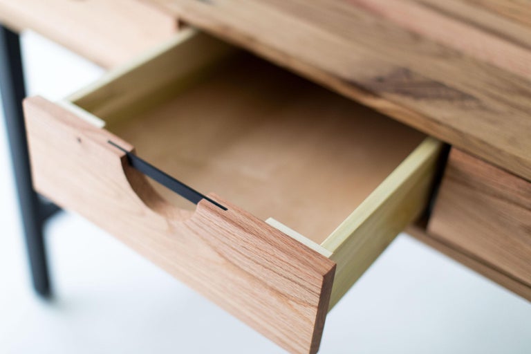 Simple Modern Desk, Reclaimed Oak and Walnut For Sale at 1stDibs ...
