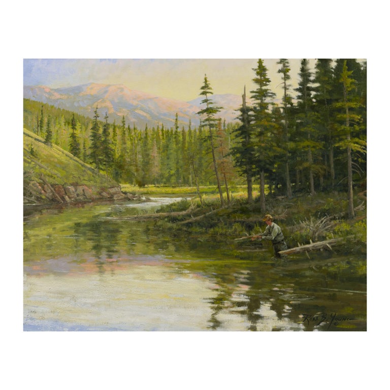 "Simple Pleasures" Original Oil Painting by Ross Young For Sale at ...