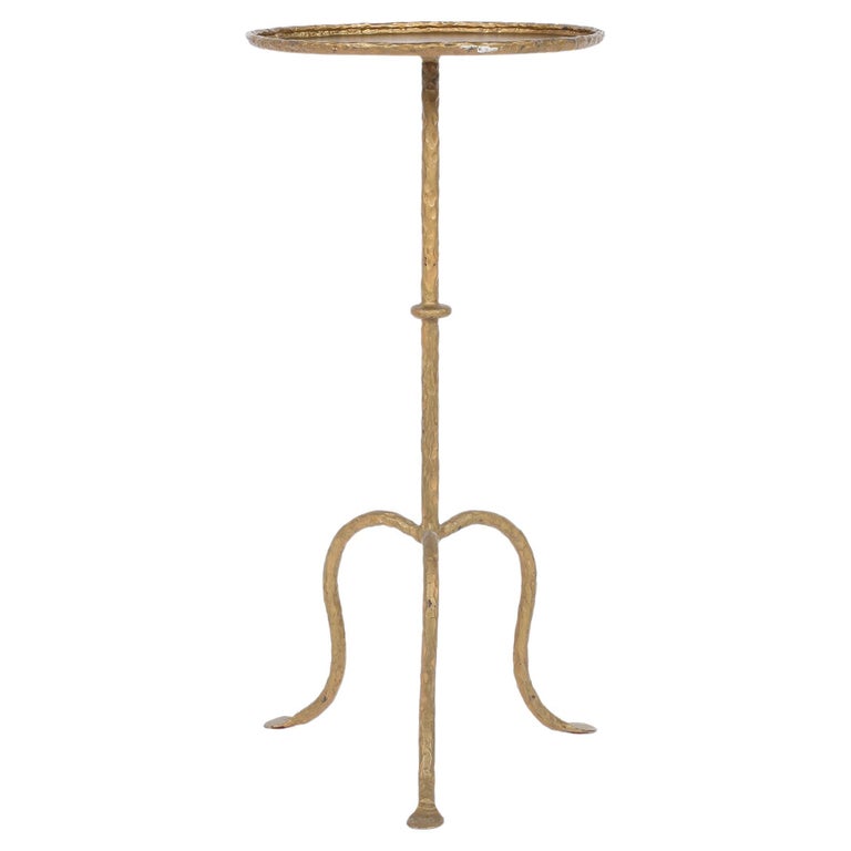 Simple Spanish Forged Iron Martini Table at 1stDibs