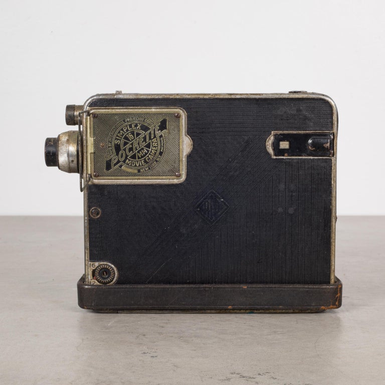 Simplex 16mm Pockette Movie Camera, circa 1930s For Sale at 1stDibs