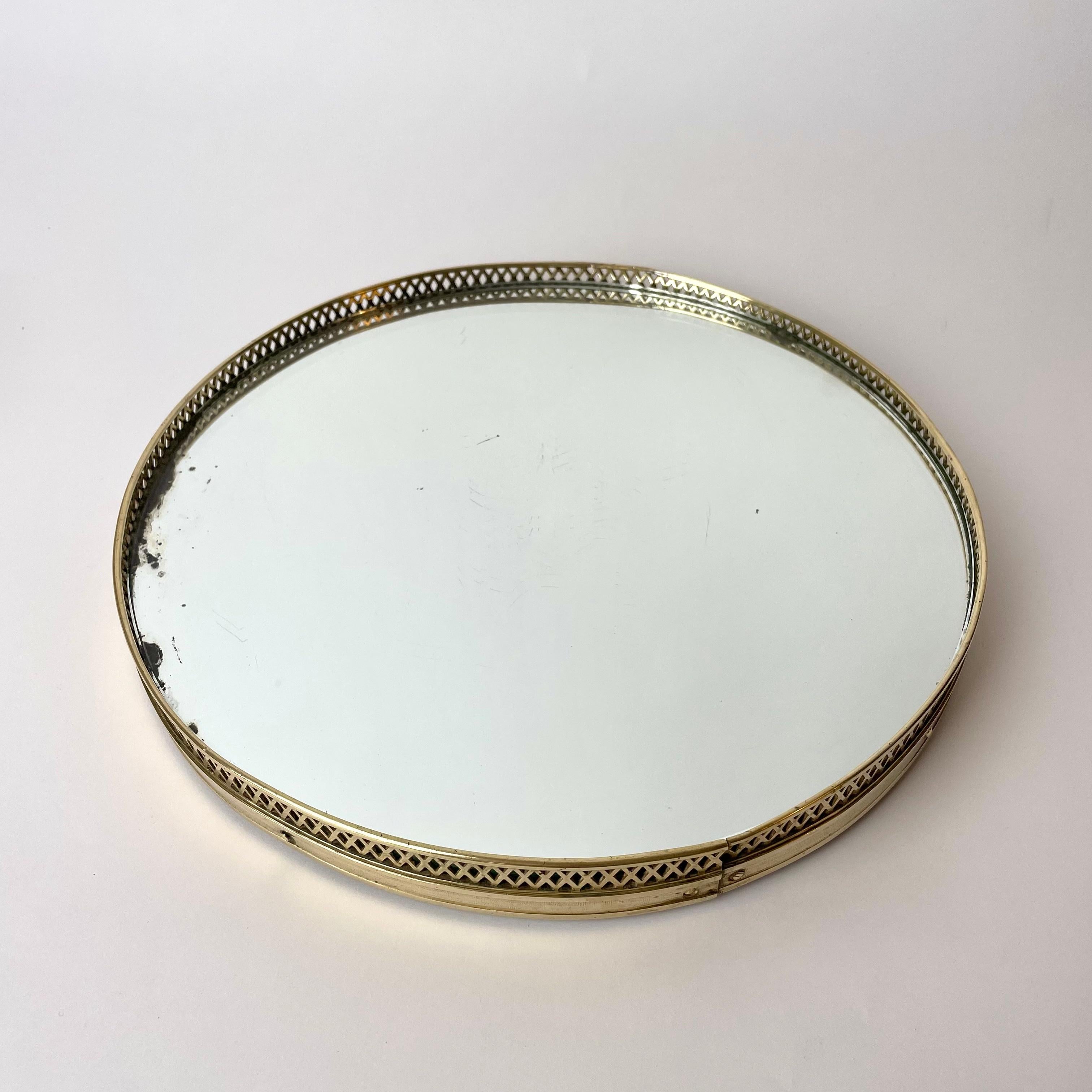 Elegantly Beautiful Table Plateau in Brass from the, Late 18th Century ...