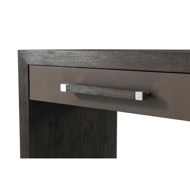 Simply Modern Writing Table, Dark For Sale at 1stDibs