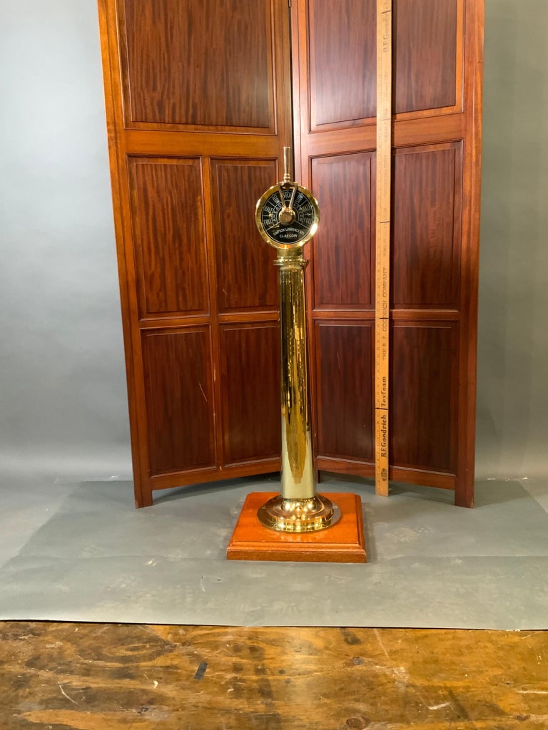 Simpson Lawrence Brass Engine Order Telegraph For Sale at 1stDibs