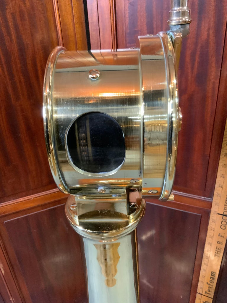 Simpson Lawrence Brass Engine Order Telegraph For Sale at 1stDibs