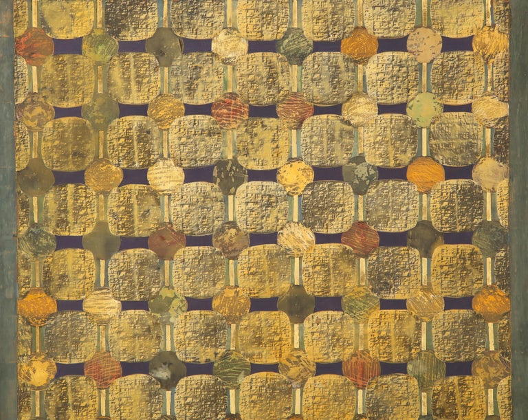 Simrel Achenbach "You Are" Gouache on Wood, circa 1993 For Sale at 1stDibs