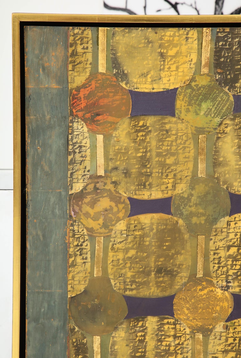 Simrel Achenbach "You Are" Gouache on Wood, circa 1993 For Sale at 1stDibs