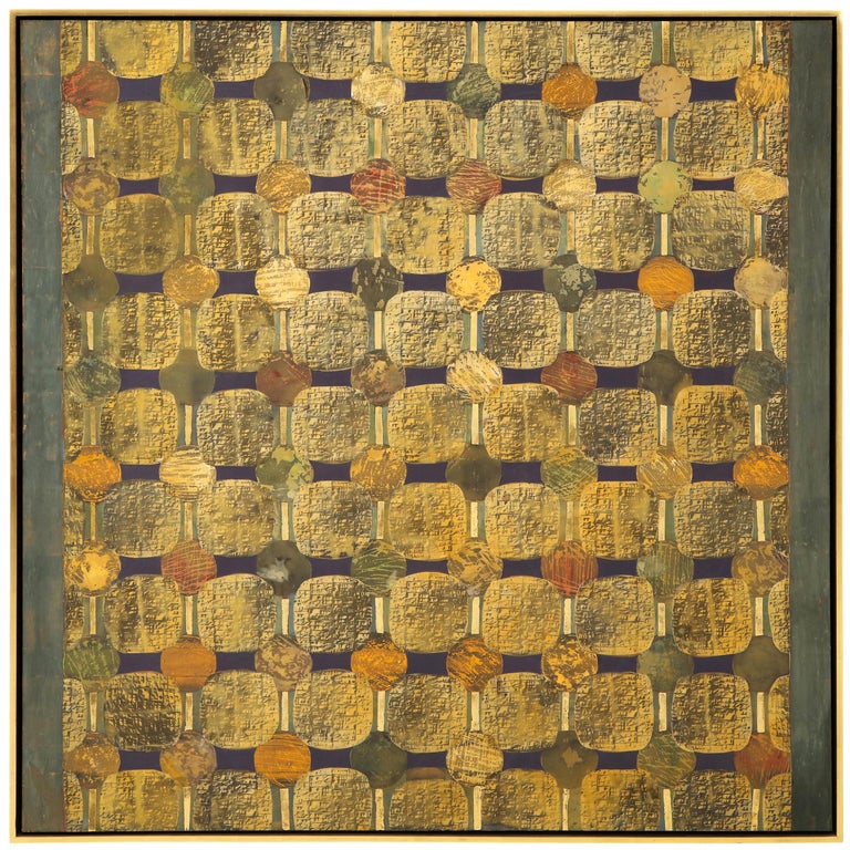 Simrel Achenbach "You Are" Gouache on Wood, circa 1993 For Sale at 1stDibs