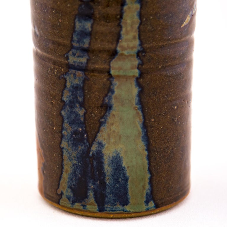 Sinclair Ashley Studio Pottery Stoneware Vase, Signed For Sale at 1stDibs