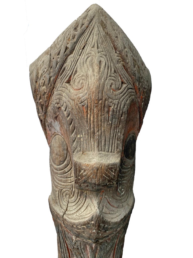 Singa Guardian Sculpture from the Batak Tribe of Sumatra, Early 20th ...