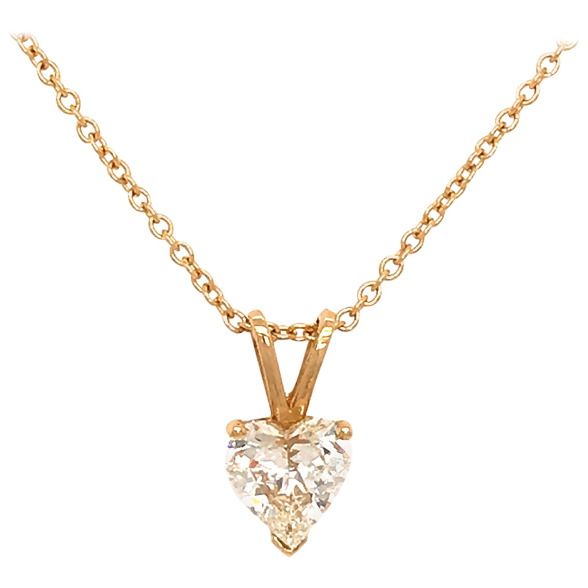 Rare 12.32 Carat Type lla Heart Shaped Diamond Pendant at 1stDibs