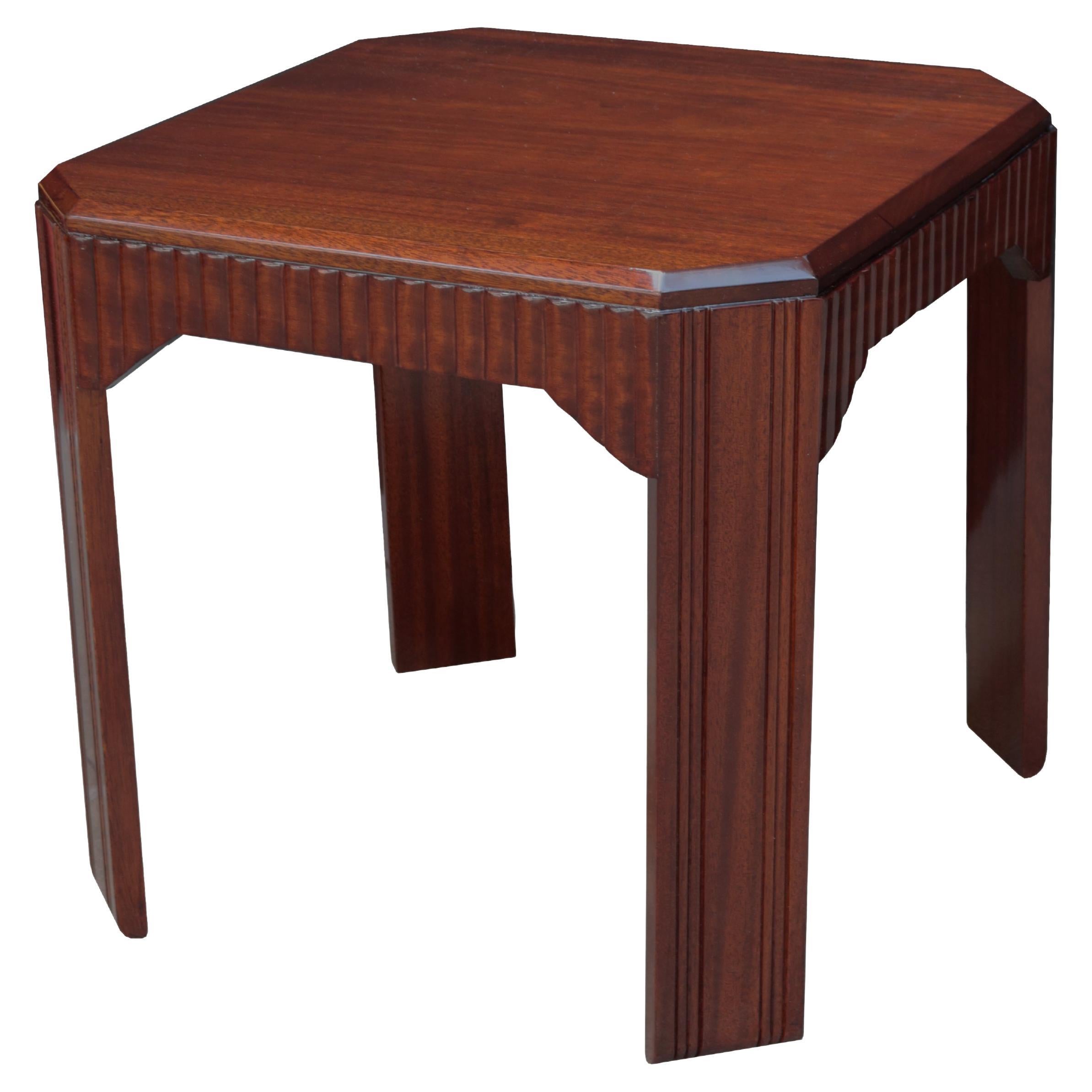 Art Deco Single Round Side Table For Sale at 1stDibs