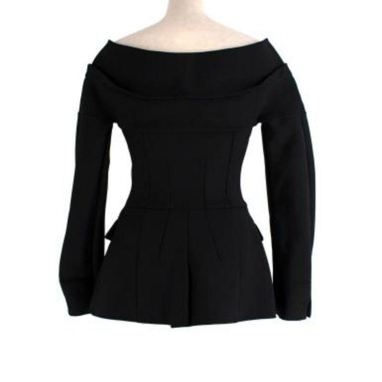 Single Breasted Low V-Cut Tailored Jacket For Sale at 1stDibs