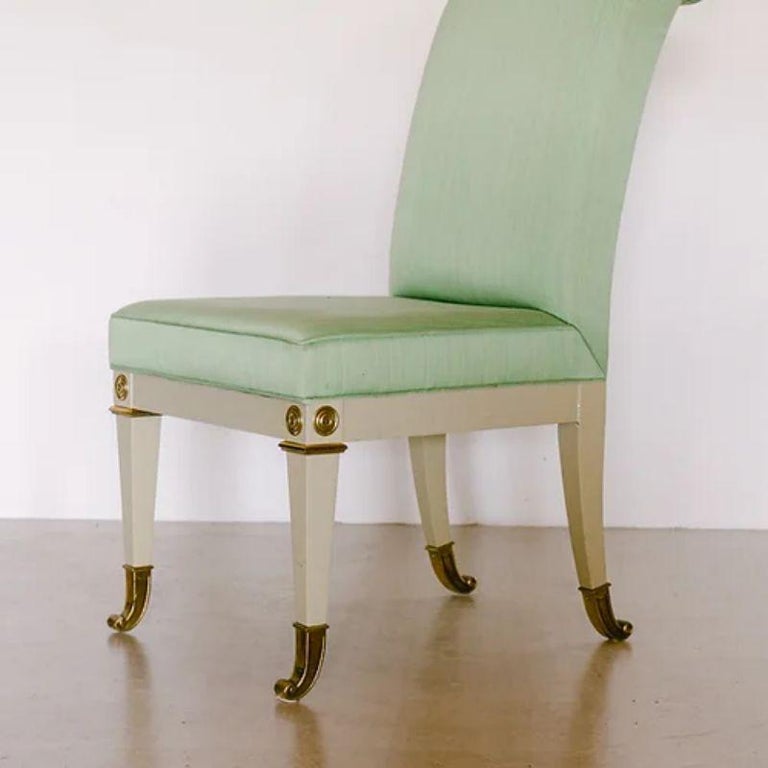 Single Cream Napoleonic Style Chair by Mastercraft, 1970s For Sale at ...